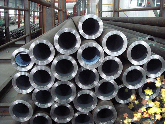 Oiled / Black Painted Structural Seamless Steel Pipe DIN1629 ST37 / ST52
