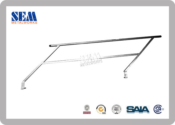 Handrail Ring Lock Scaffolding Systems Hot Dip Galvanized / Pre-Galvanized