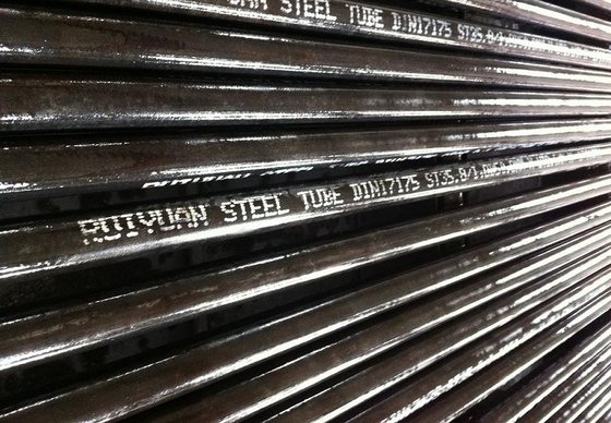 DIN17175 Carbon Steel Seamless Pipe , Heat - Resistant  Alloys Stainless Steel
