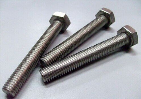 Hexagonal Head stainless steel Bolts and Nuts For Machine , a4 70 bolt DIN933