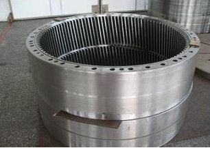 Custom ANSI Forged Steel Flanges , Planetary Gear Forging Ring Flange 17CrNiMo6