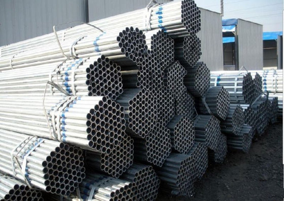 Round Welded ERW Steel Pipe / ERW Tube For Steel structure Sch 40 Steel Pipe