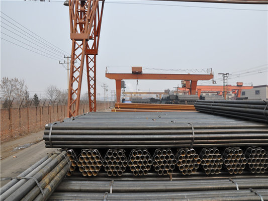16Mn / 20MN2 ERW Carbon Steel Structural Pipe / Tubes With 1" 2" 3" 4" 8" 10" 12" 14" 16" 18"