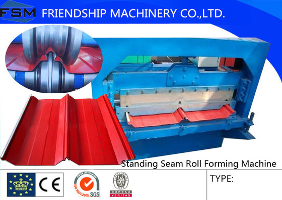 Color Steel Aluzinc Panel Standing Seam Roll Forming Equipment Hydraulic System