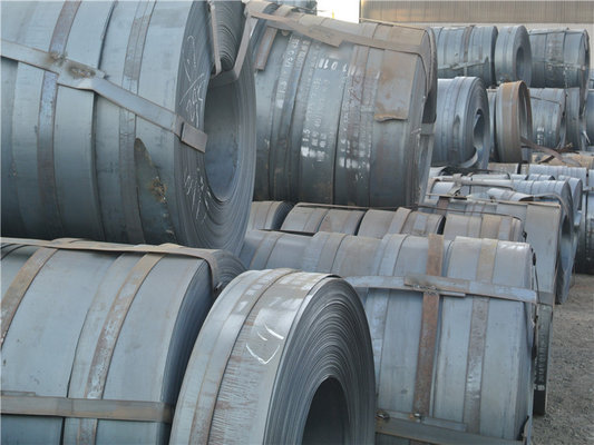 600mm Width S355 MC HR Steel In Strip / HRC Steel In Strips Pickled Piled With MTC EN 10204 / 3.1