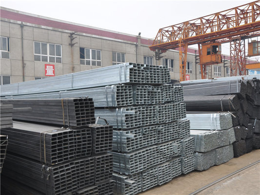 Square Longitudinally ERW Hot Rolled Steel Welded Structural Pipe / Tubes