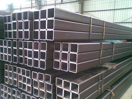 HR SHS ERW Carbon Square Steel Pipe SS400 Q195 Q215 Q235 Q345 For Steel Furniture