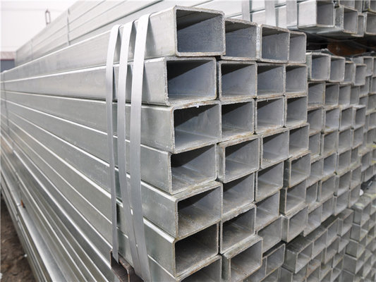 Large Diameter Painting Galvanized Rectangular Steel Tube Hot Rolling ASTM A53 API5L GR.B