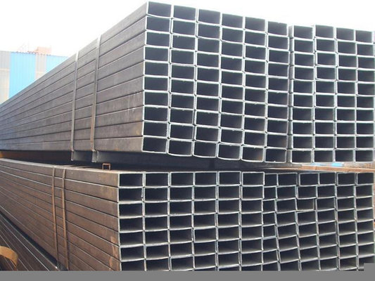ERW Welded Rectangular Steel Tube / Window Decoration Structural Steel Pipe