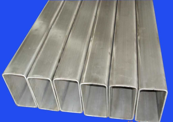 ERW Welded Rectangular Steel Tube / Window Decoration Structural Steel Pipe