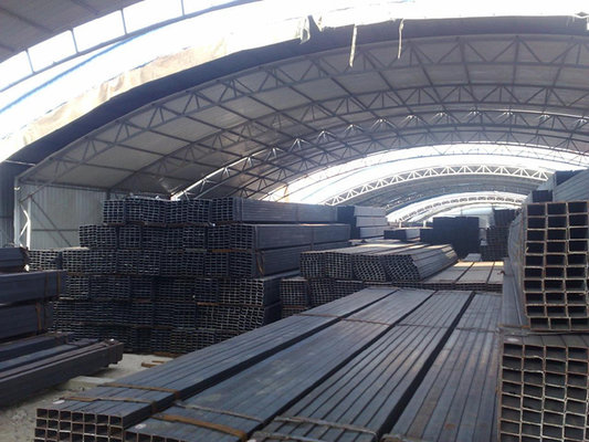 Q195 Q345B Q345D ERW Rectangular Steel Tube / Structure Mild Steel Pipes