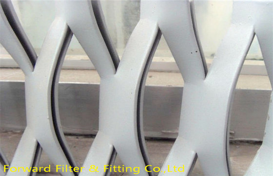 Diamond Mild Steel Expanded Metal Mesh For Ceiling / Wall Decoration