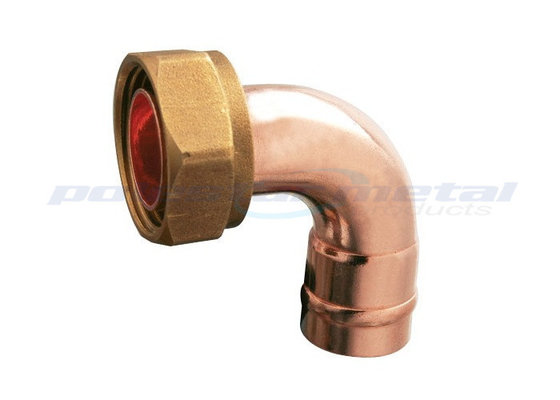 Custom T2 Copper Pipe Fittings For Air Conditioner / Refrigeration Sweat Adaptor