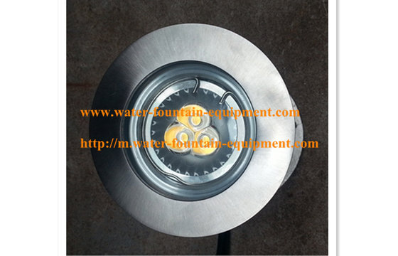 Stainless Steel Underwater Fountain Lights MR16 50W Halogen Screw Under Cover