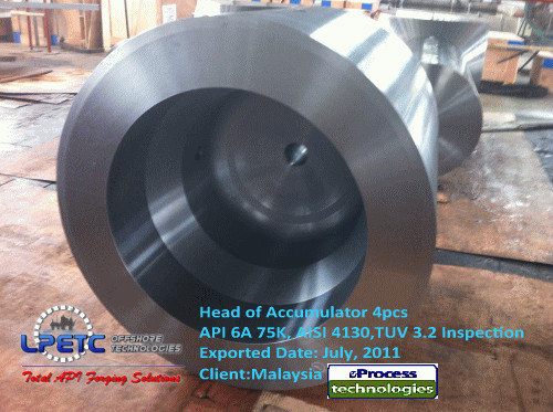API Forged Block Heavy Alloy Steel Forgings For Offshore Oil Equipment
