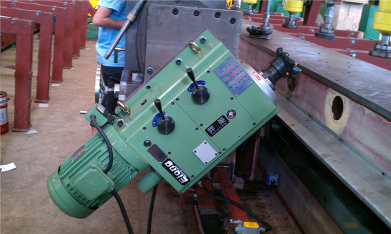 Standard adjusted speed Edge Milling equipment for steel plate , sand blasting equipment