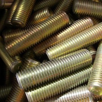 DIN 975 Galvanized / Nickel-plated Steel Threaded Bars, A193 B7 Stud Bolts And Nuts