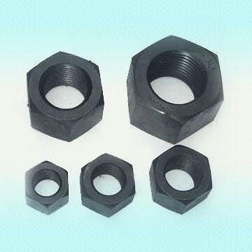 DIN934 Black, Galvanized ANSI Stainless Steel / Carbon Steel Hexagon Nuts M8 - M48