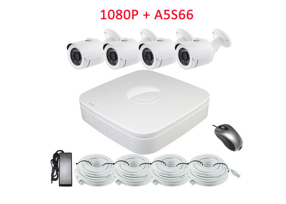 Ambarella A5S66 Chipset 1080P Security Camera System POE Plug And Play