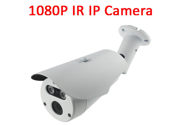 IR POE Onvif P2P IP Camera 1080P , Bullet Surveillance Camera Outdoor