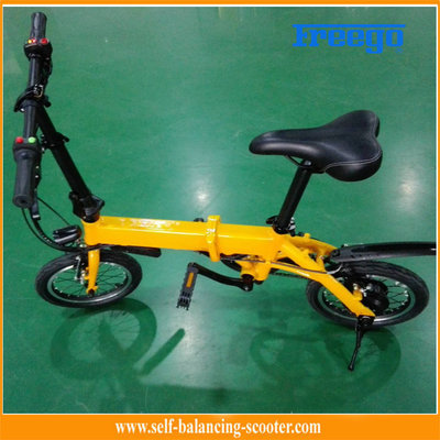 Foldable design 14 inch Tire Electric Boost Bike  with 350W  motor Portable