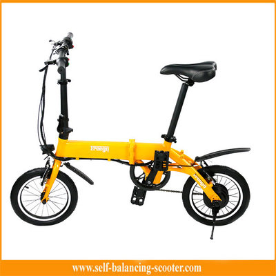 Mix - Color Freego Electric Boost Bicycle Portable Light Folding Bike With 14 Inch Wheels