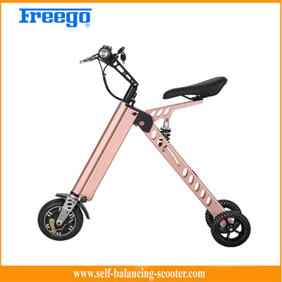 Green Lightweight Electric Scooter / 350W Folding Scooter For Adults