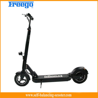 Black Electric Kick Scooter For Adults / 500w Adult Push Scooter With 10" Pneumatic Tire