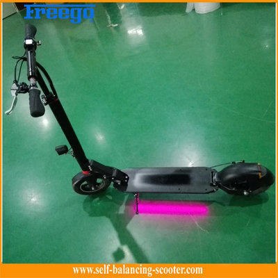 10 Inch Wheel 500w Electric Kick Scooter / Lithium Battery Skateboard For Adults