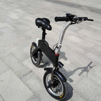 CE FCC Certification 36v 400w Folding Electric Bicycle , Fold Up Electric Bike