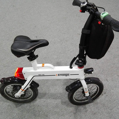 Green 12 Inch Foldable Electric Scooter , Mini Smart Bike 25 km / h