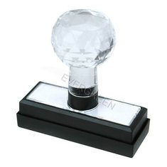 Rectangle flash pre inked stamp, Direct sale stamps, Popular stamp with  spring crystal handle