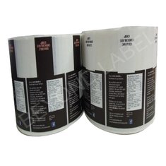 Waterproof Self Adhesive Paper Label On Roll Food Package Matte Product Labels