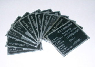Electrical Appliances Printing Self Adhesive Stickers with Metal Screen