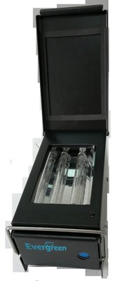 2 lamps portable pre-inked flash stamp machine B1308, Pre inked stamp machine