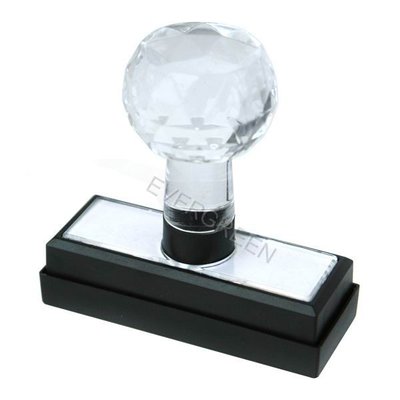 Rectangle flash pre inked stamp, Direct sale stamps, Popular stamp with  spring crystal handle