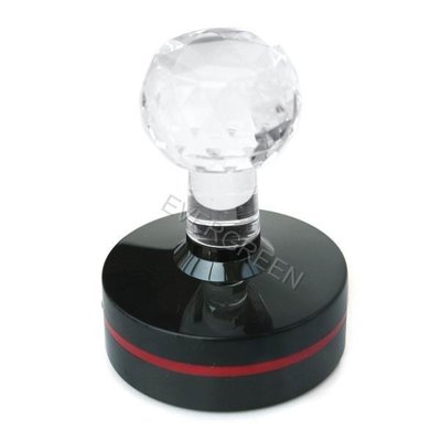 Custom Round logo rubber stamps, flash stamp, Notary stamps, Monogram stamp with crystal handle