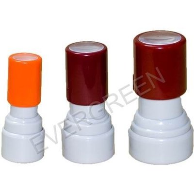 Dual foam and flash round Pre Inked Rubber Stamps,  Bank Deposit stamps, Logo stamps