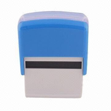 Self Inking Rubber Stamp with Plastic Frame