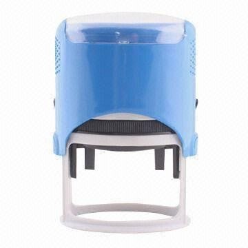 Self Inking Rubber Stamp with Hard Plastic Frame Surface