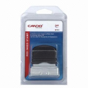 Pre-inked stamp/gel ink stamp, double blister card