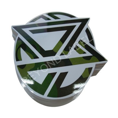 Logo Printed Promotion Die Cut Labels Waterproof Custom label Stickers