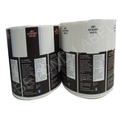 Waterproof Self Adhesive Paper Label On Roll Food Package Matte Product Labels
