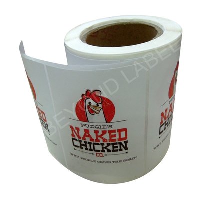 Self Adhesive Paper Labels For Promotion Waterproof Adhesive Food Box Labels