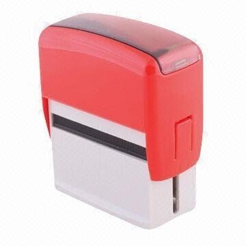 23 x 59mm Self Inking Rubber Stamp With hard plastic frame