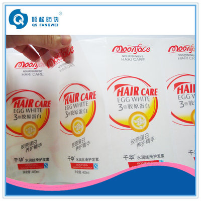PVC Transparent roll adhesive label / Self Adhesive Clear PVC Labels For Plastic Bottles