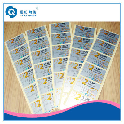 Gloosy Lamination Self Adhesive Plastic Labels For Electronic Products Packaging