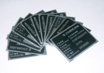 Electrical Appliances Printing Self Adhesive Stickers with Metal Screen