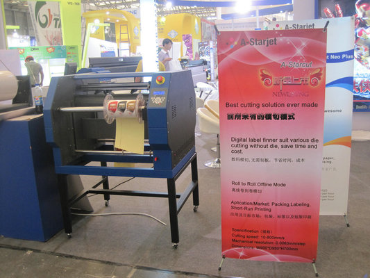 AC 220V 0.61M Roll to Roll Digital Label Cutter for Short-Run Label