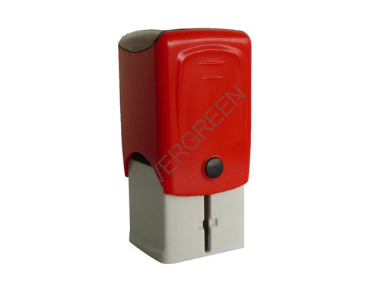Custom Black and Red date self inking rubber stamps, College stamp, Logo stamp